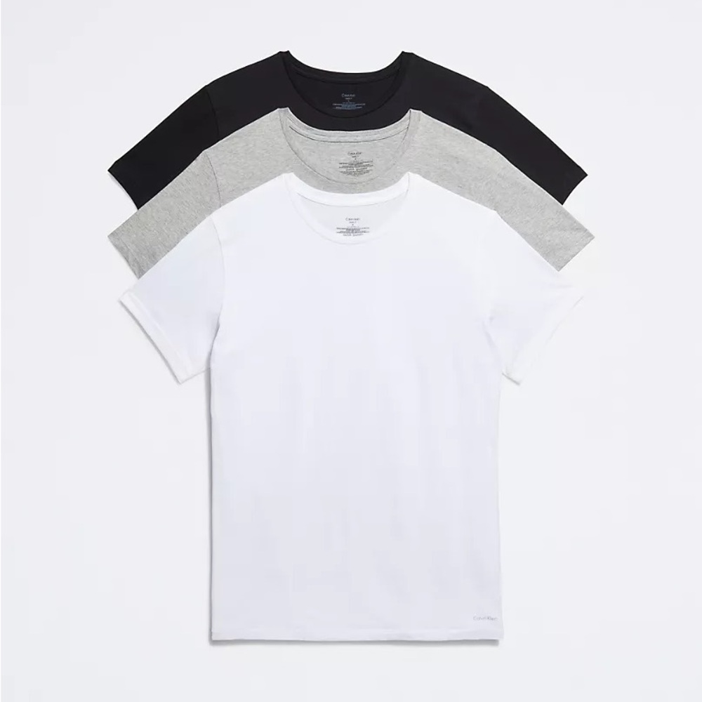 Calvin Klein Cotton Classics 3-Pack Crewneck T-Shirt - Gem